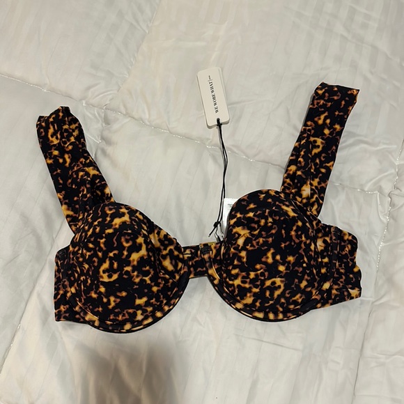 WeWoreWhat | Swim | We Wore What Claudia Top In Tortoise Shell | Poshmark